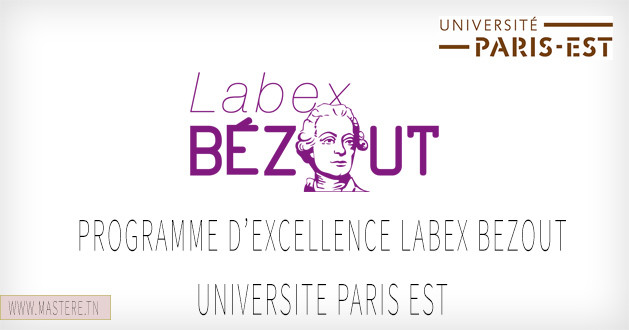 Bourses d'excellence LabEX Bézout de L'Université Paris Est, 2021
