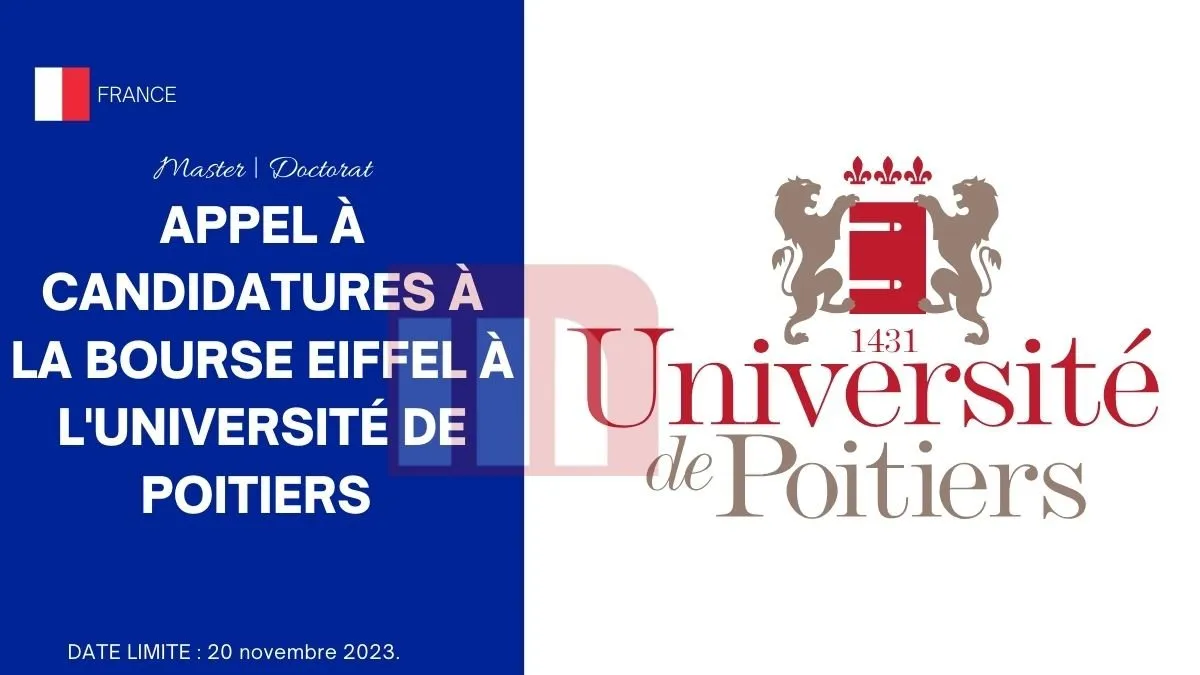 Bourses d'Excellence Eiffel à l'Université de Poitiers, 2026/2027