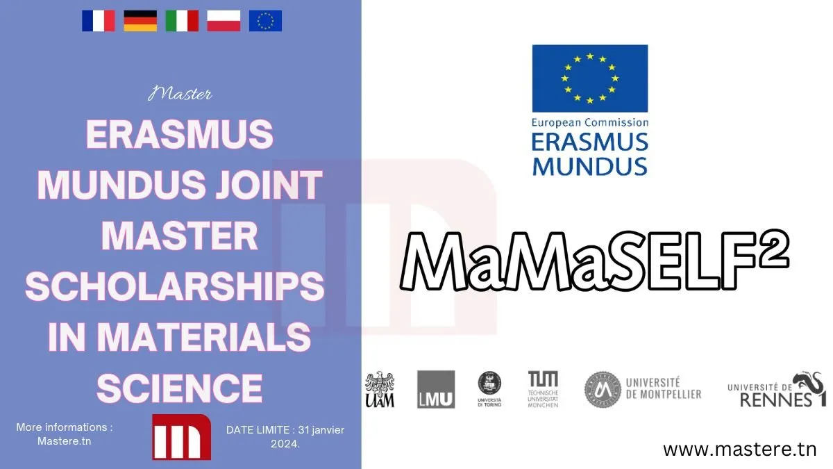 Erasmus Mundus Joint Master Scholarships in Materials Science