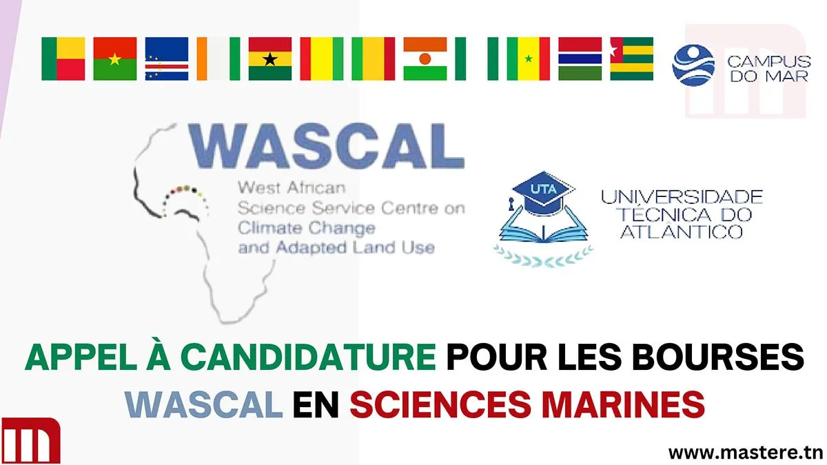 Appel à candidature : Bourses d'études du WASCAL en Sciences Marines