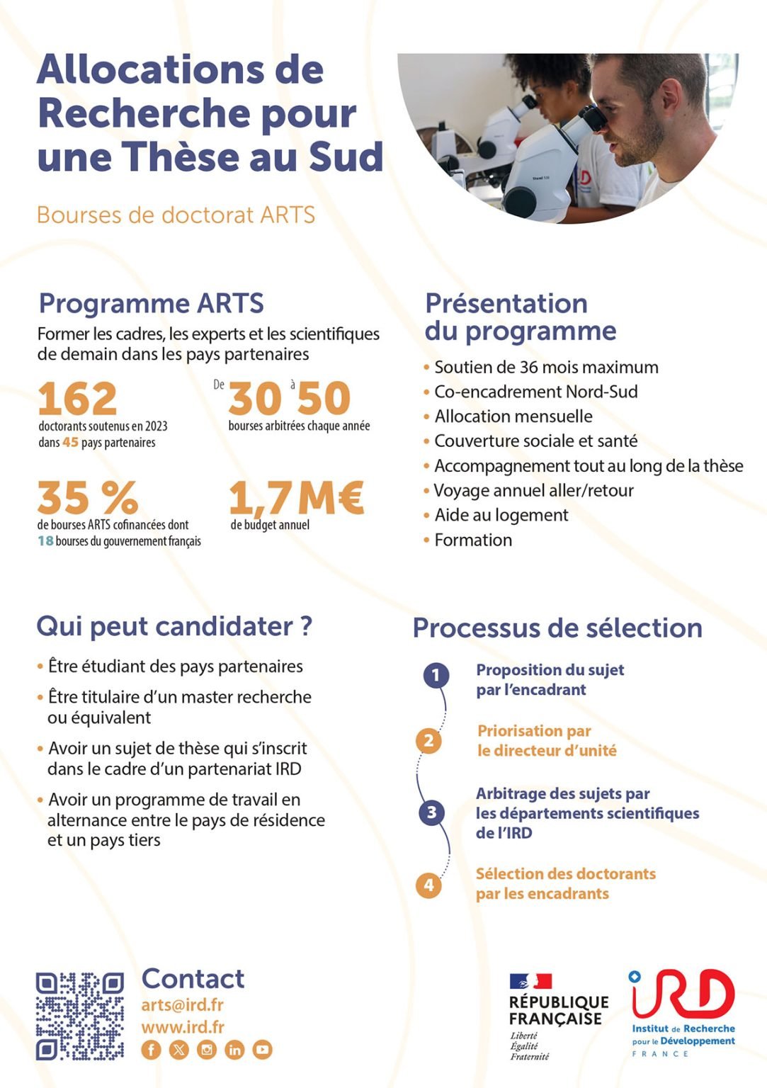 Programme d'Allocations de Recherche pour une Thèse au Sud (ARTS) de l ...