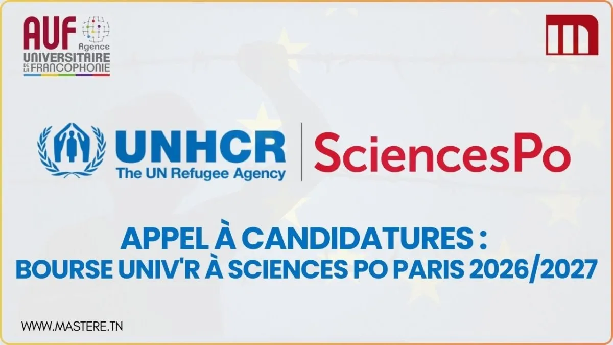 Appel à Candidatures : Bourse UNIV'R à Sciences Po Paris 2026/2027