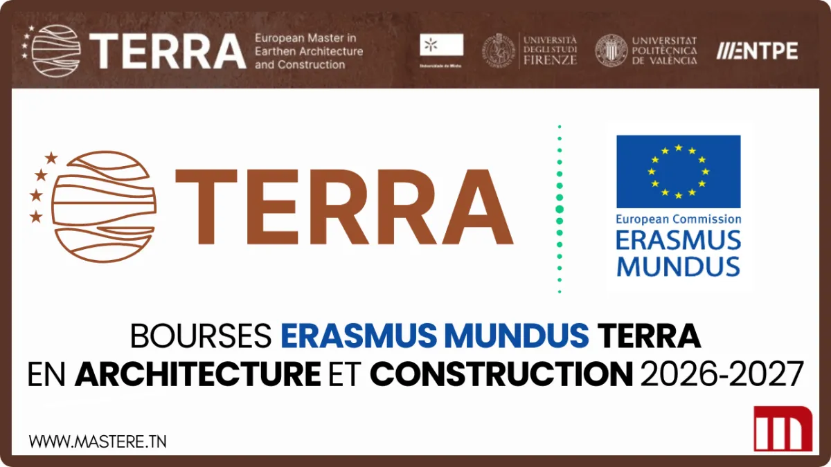 Programme de Bourses Erasmus Mundus TERRA 2026/2027