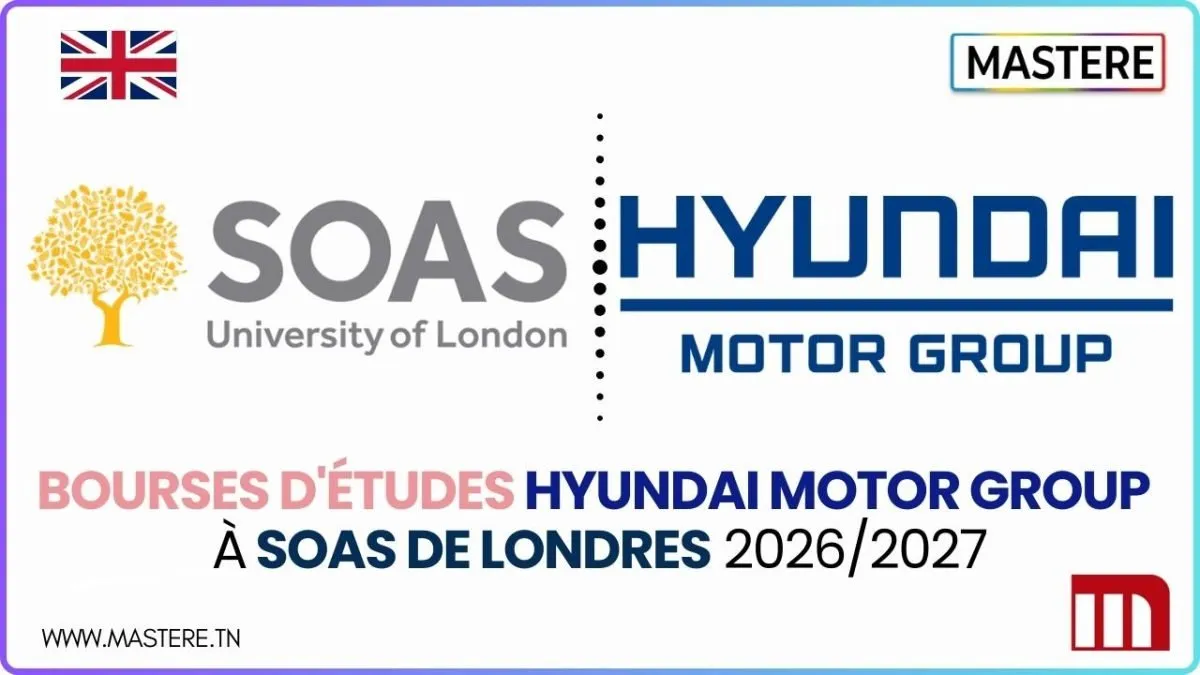 Bourses d'études Hyundai Motor Group 2026/2027 à SOAS de Londres